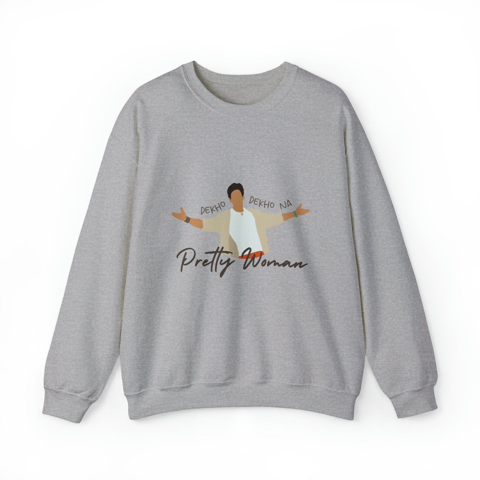 SRK Kal Ho Na Ho Crewneck Sweatshirt Bollywood Shahrukh Khan - Etsy