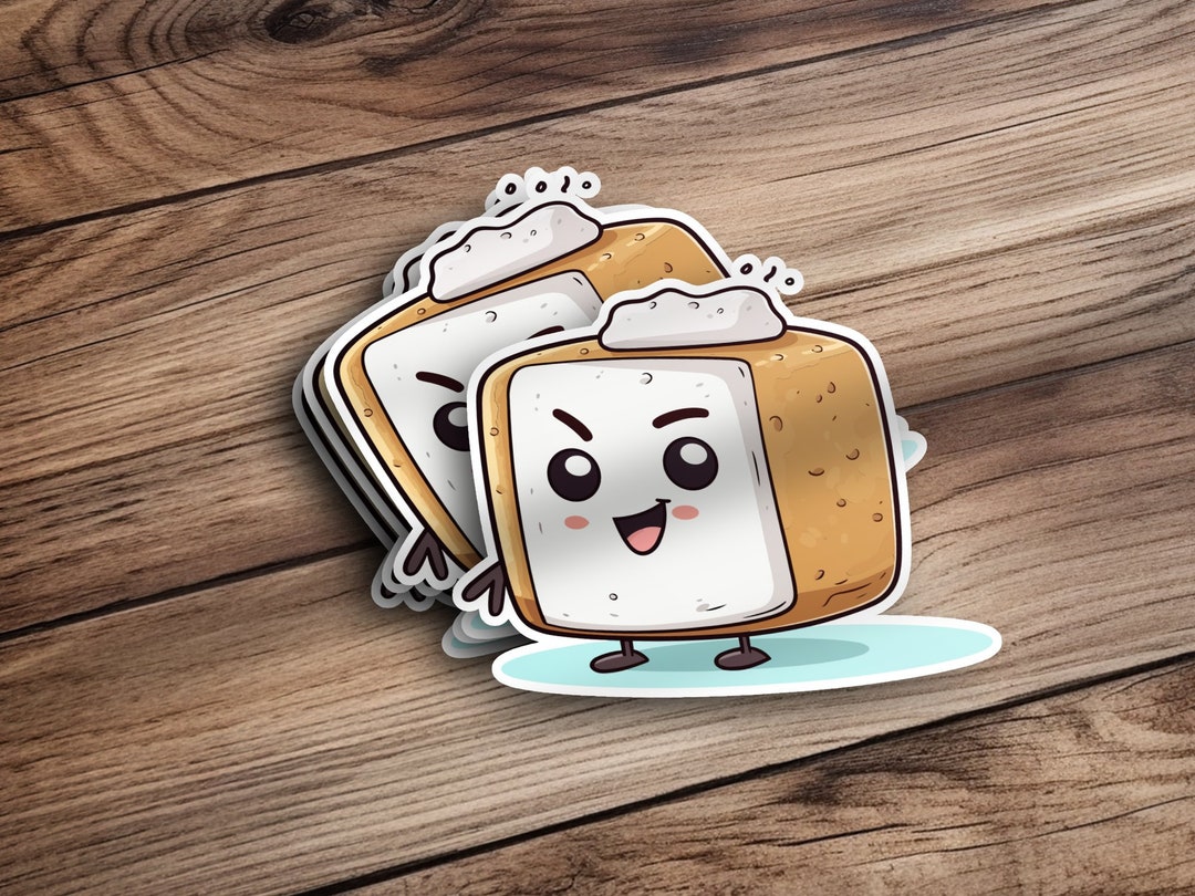 Cartoon Smore SVG PNG EPS Commercial Use Clipart Graphics for - Etsy