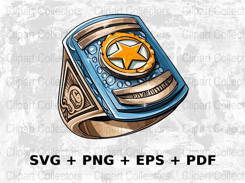Cartoon Graduation Class Ring Svg Png Eps Commercial Use - Etsy