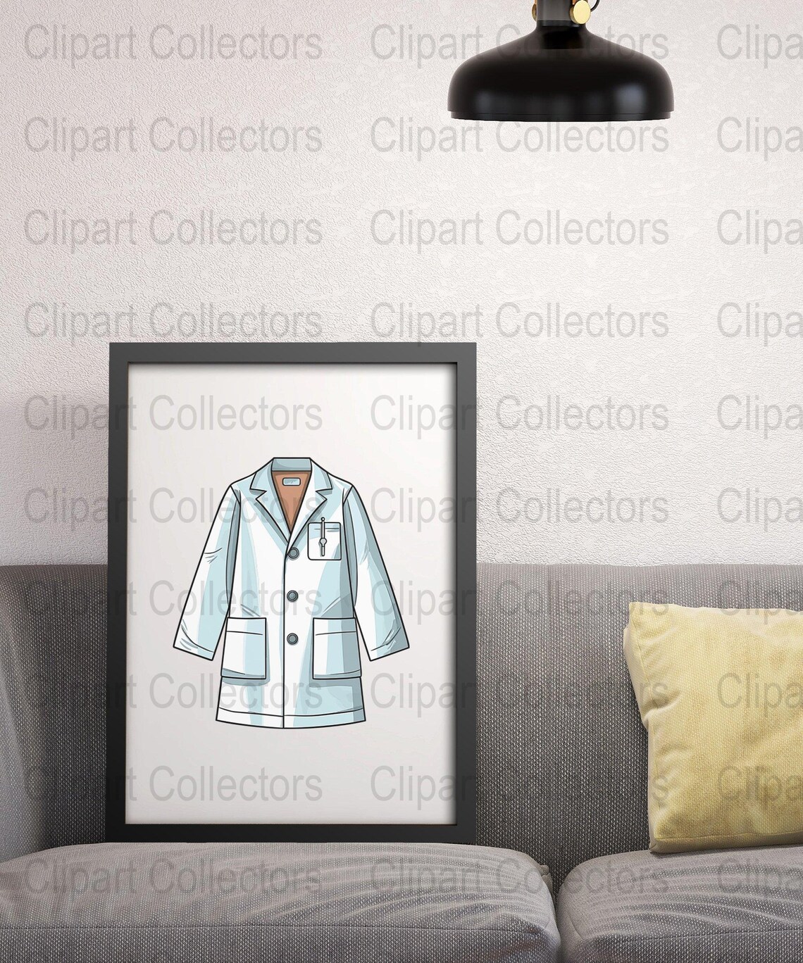 Cartoon Lab Coat Svg Png Eps, Commercial Use Clipart Vector Graphics - Etsy