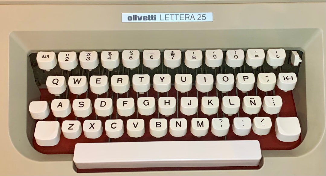 Manual Vintage Olivetti Typewriter Works - Etsy