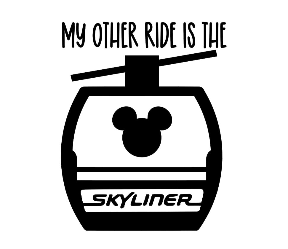 My Other Ride is the Skyliner PNG - Etsy
