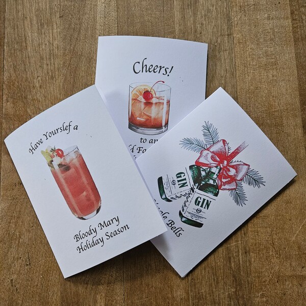 Cocktail Cards - Etsy