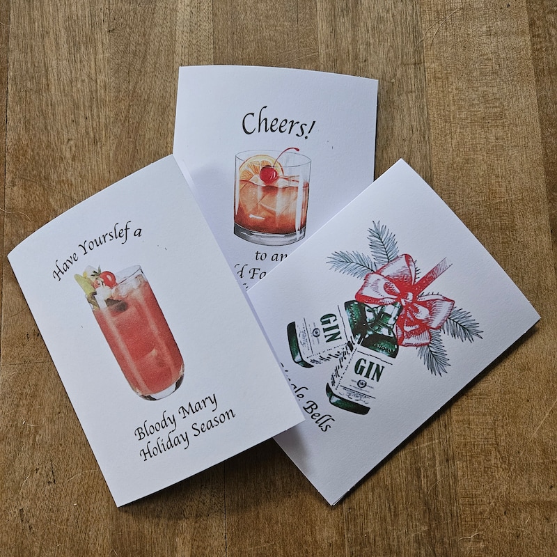 Cocktail Cards - Etsy