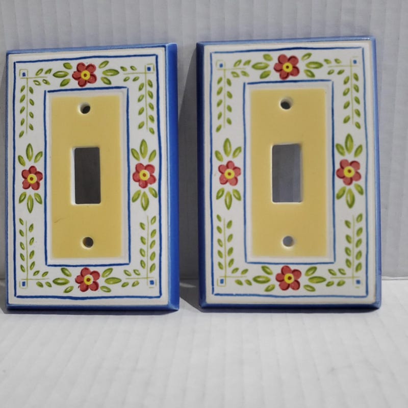 Ceramic Light Switch Cover - Etsy