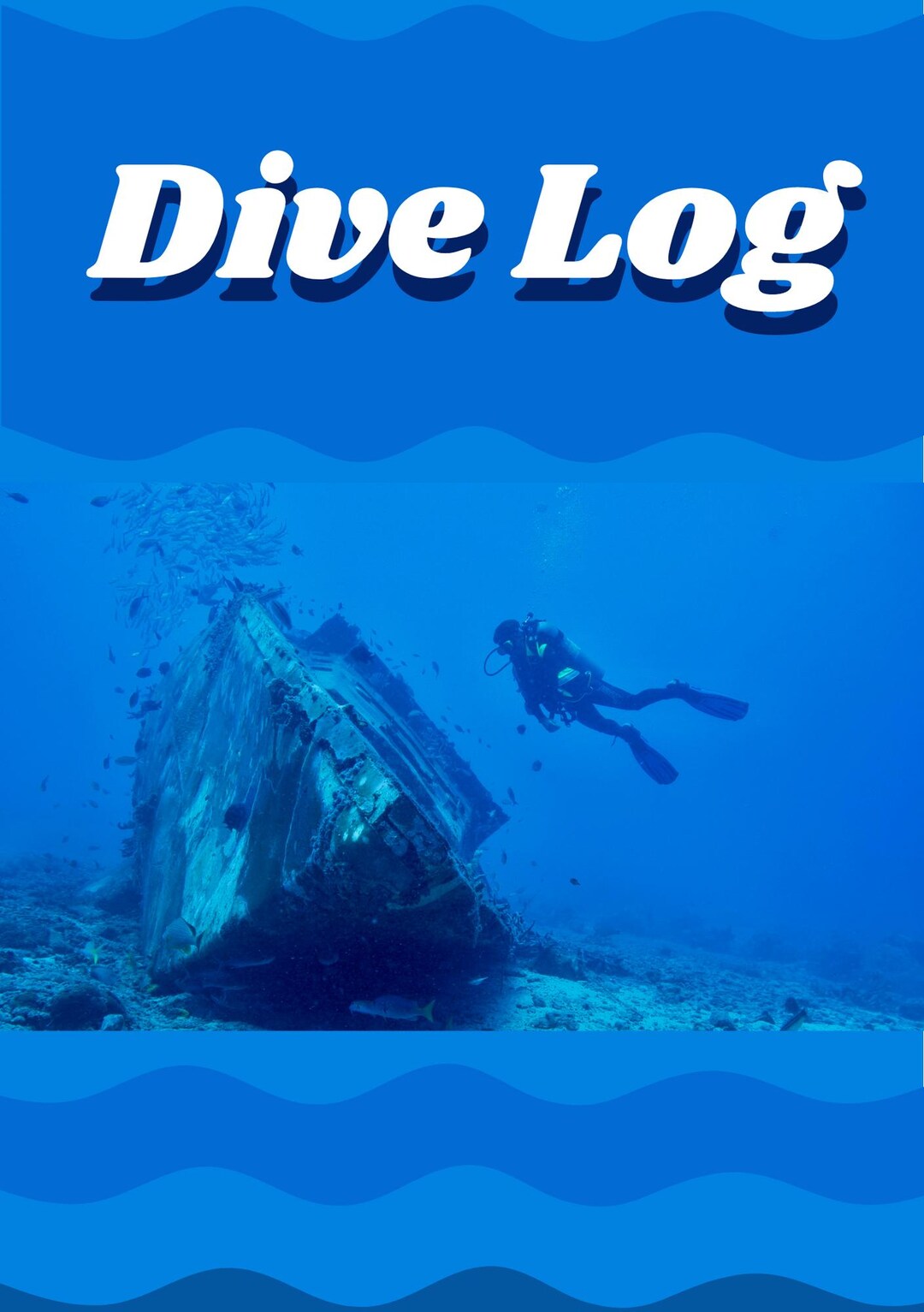 Scuba Dive Log Book PDF – Printable Scuba Diving Planner – Digital Log ...