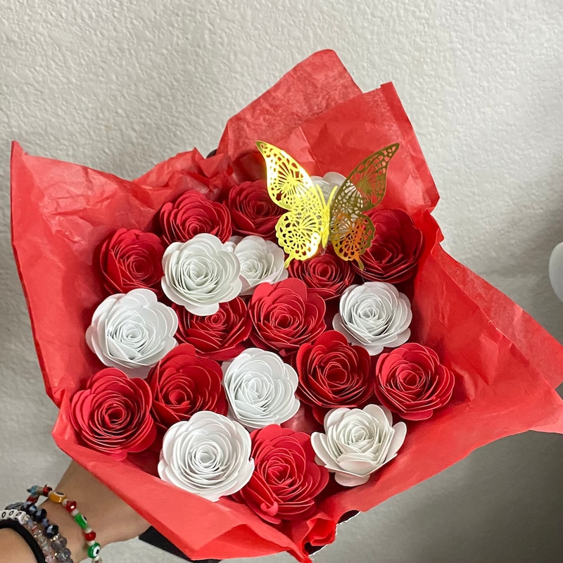 Paper Ramo Bouquet - Etsy