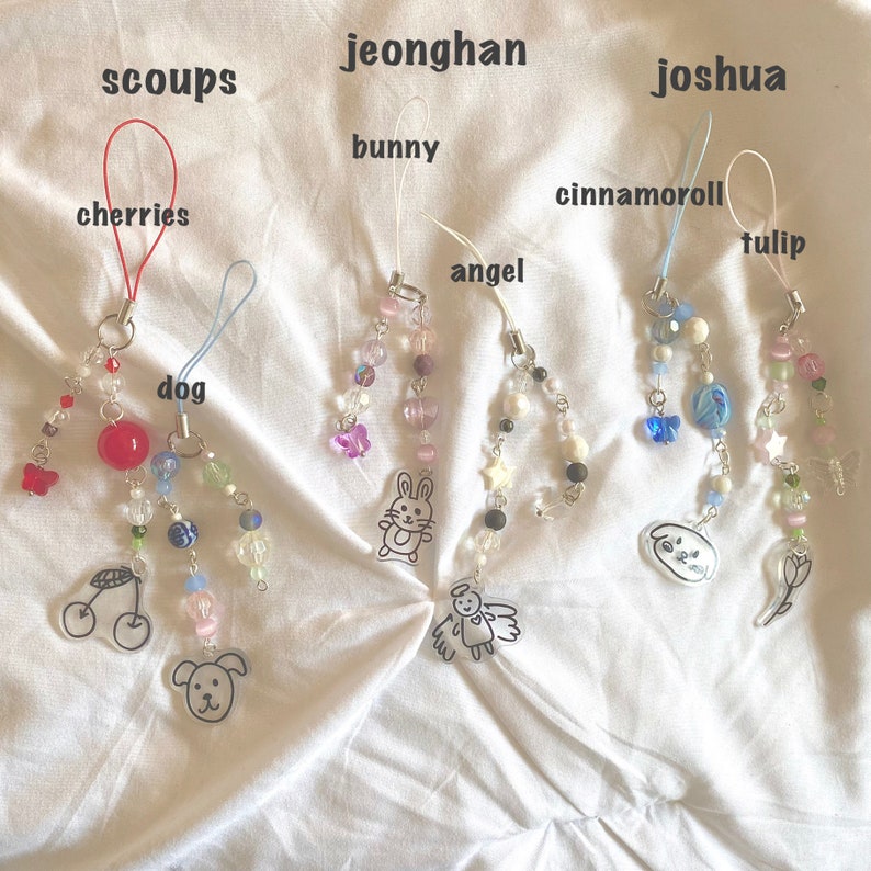 REMAKES: SVT Member Doodle Charms!! - Etsy