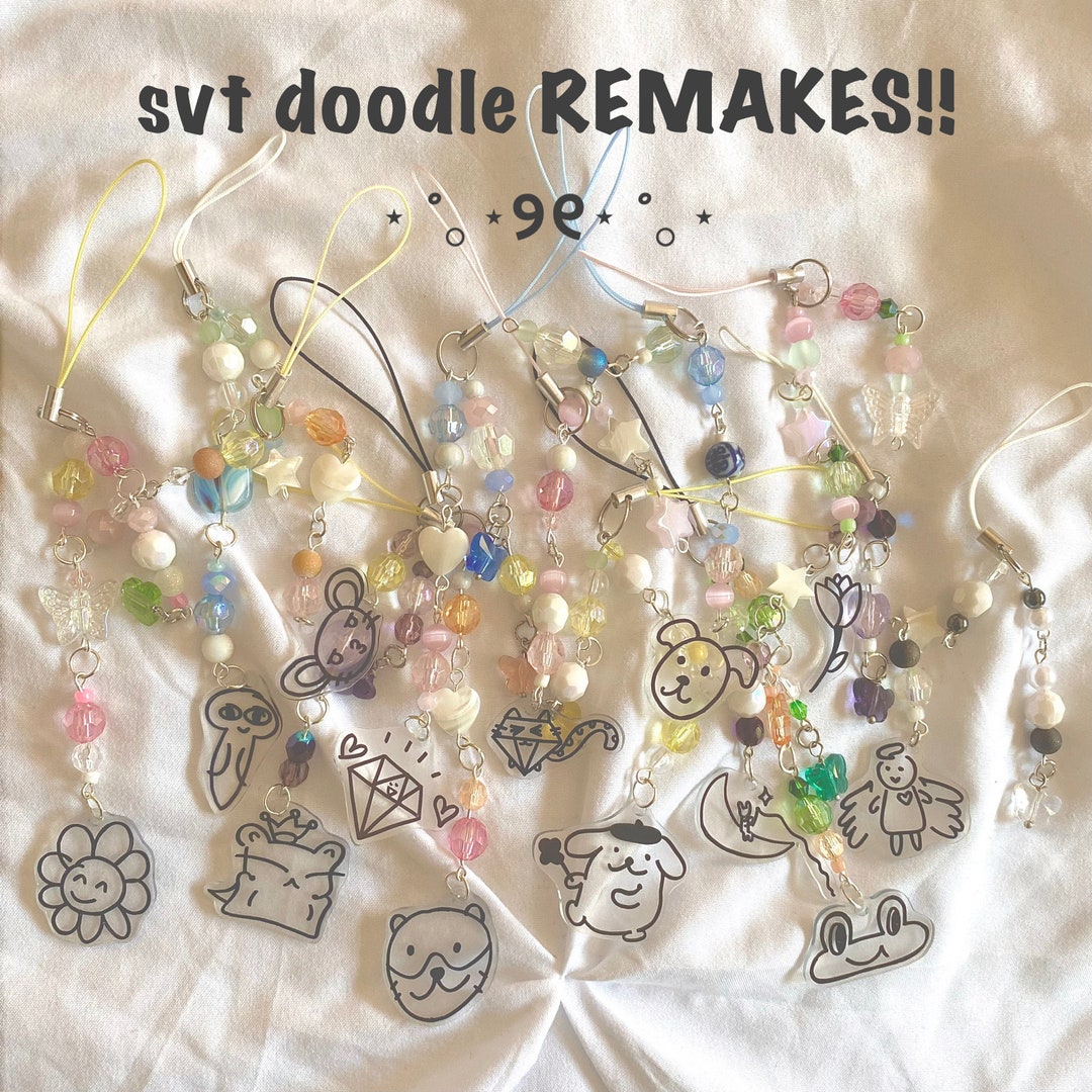REMAKES: SVT Member Doodle Charms!! - Etsy