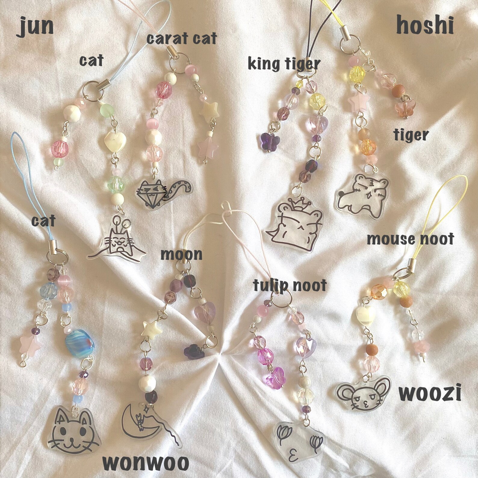 REMAKES: SVT Member Doodle Charms!! - Etsy