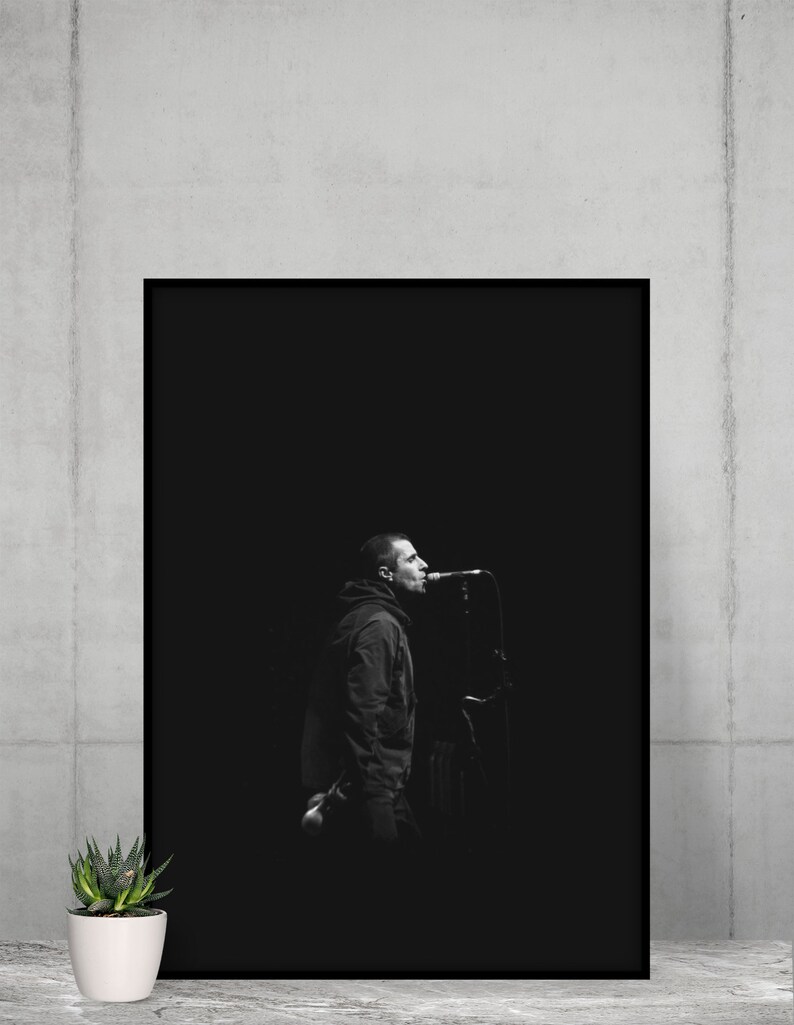 Liam Gallagher Poster Indie Poster Print Illustration - Etsy