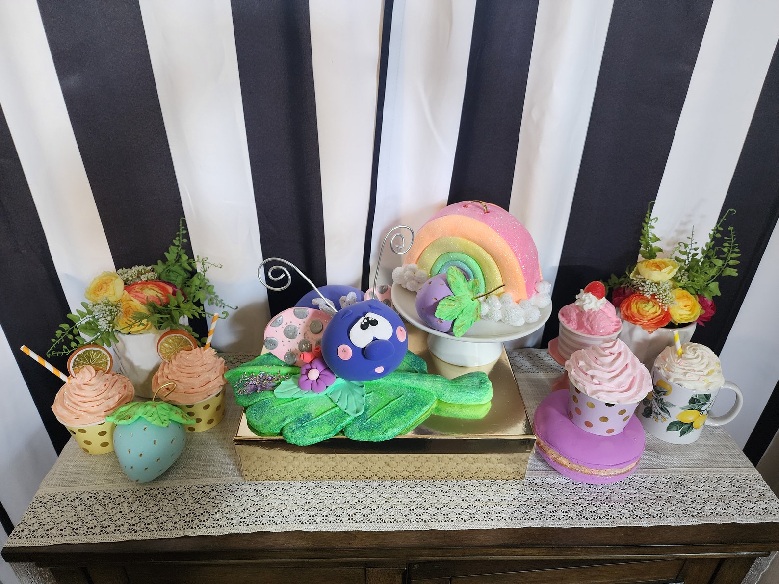 Whimsical Garden Bug Centerpiece, Spring and Summer Decorations ...