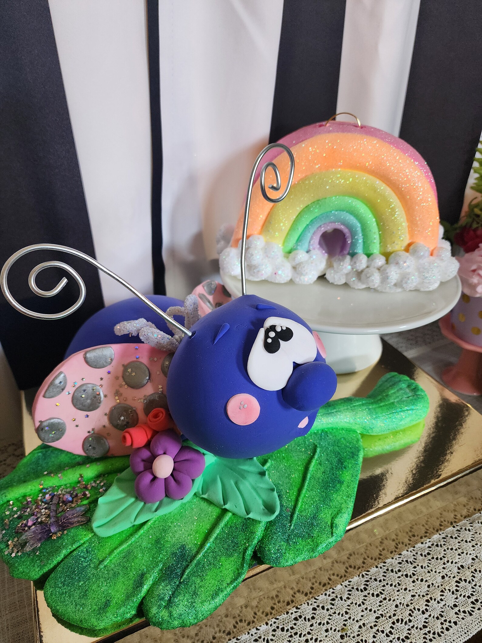 Whimsical Garden Bug Centerpiece, Spring and Summer Decorations ...