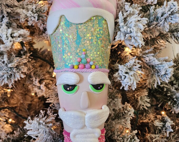 Candyland Nutcracker Ice Cream Cone Ornaments, Tiered Tray,coffee Bar ...
