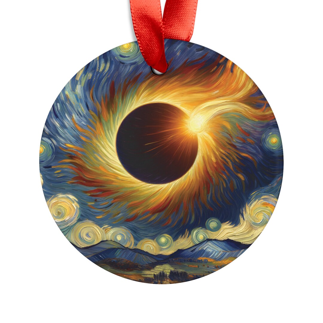 Solar Eclipse Acrylic Ornament - Etsy