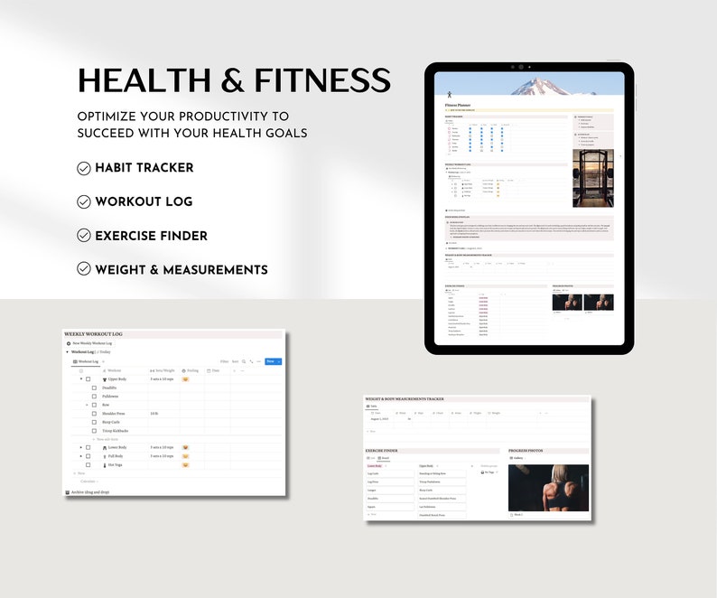 Notion Second Brain Template Aesthetic Notion Life Planner Productivity ...