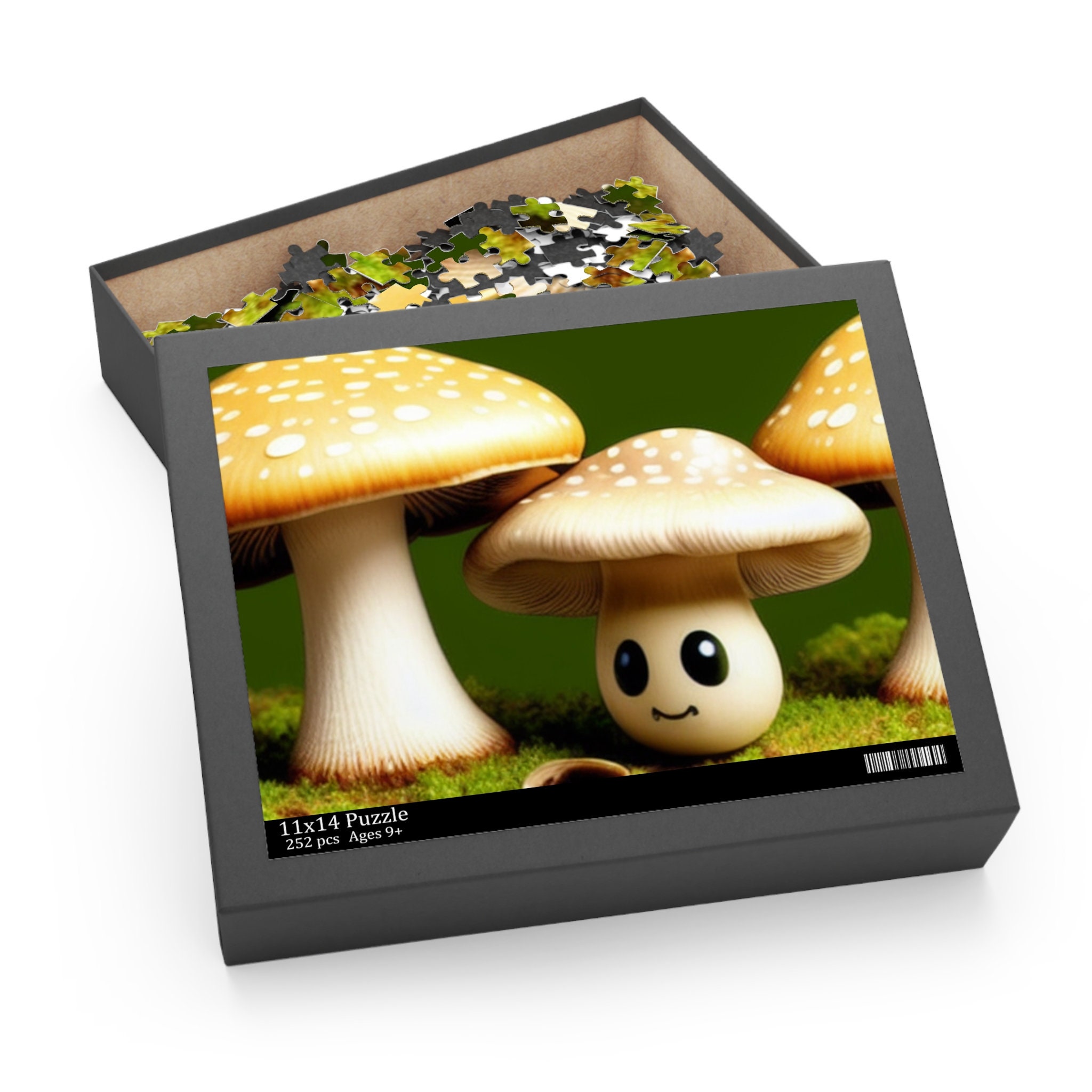 Smiling Mushroom Puzzle 120, 252, 500-piece - Etsy