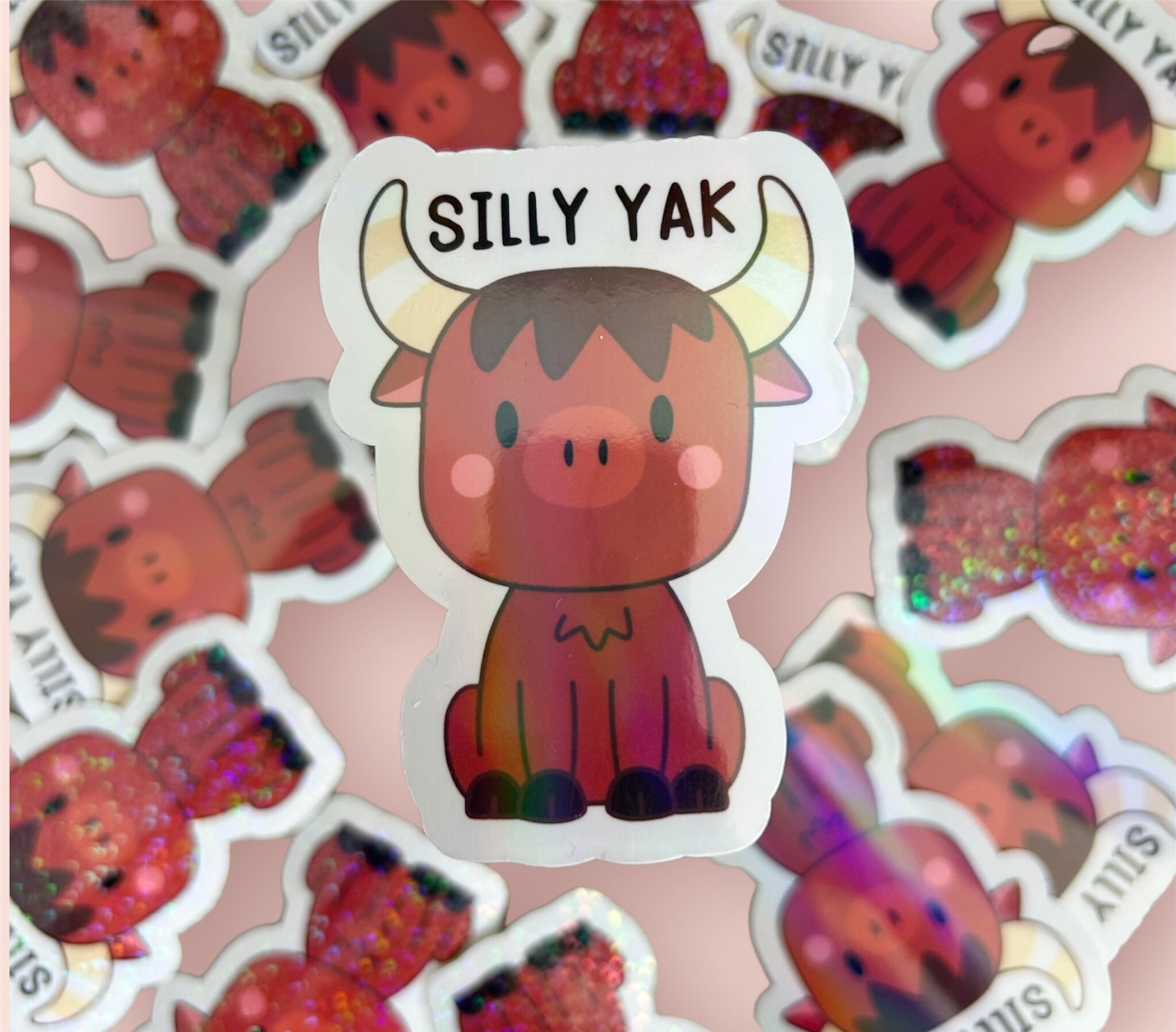 Silly-yak Sticker - Etsy