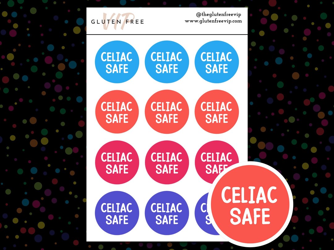 Playtime Pals Celiac Safe Labels - Etsy