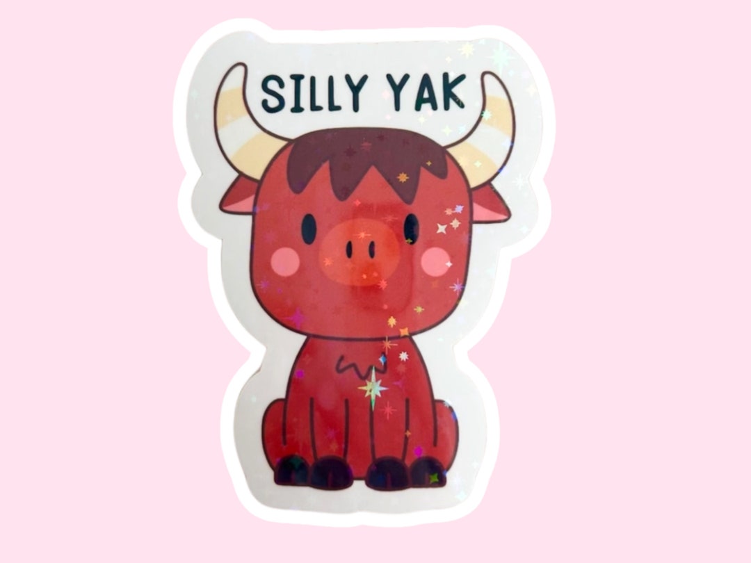 Silly-yak Sticker - Etsy