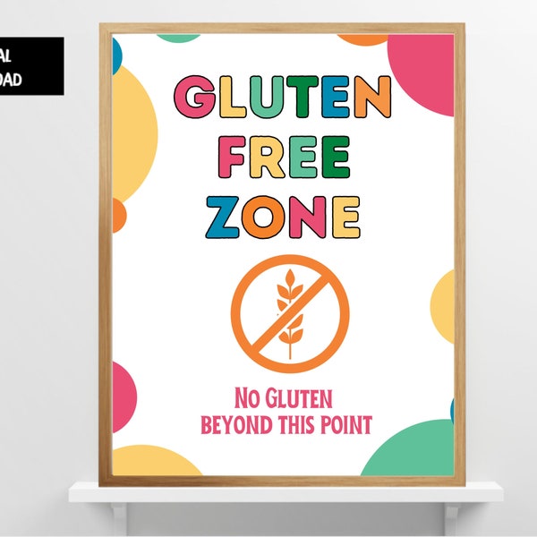 Celiac Disease Poster - Etsy