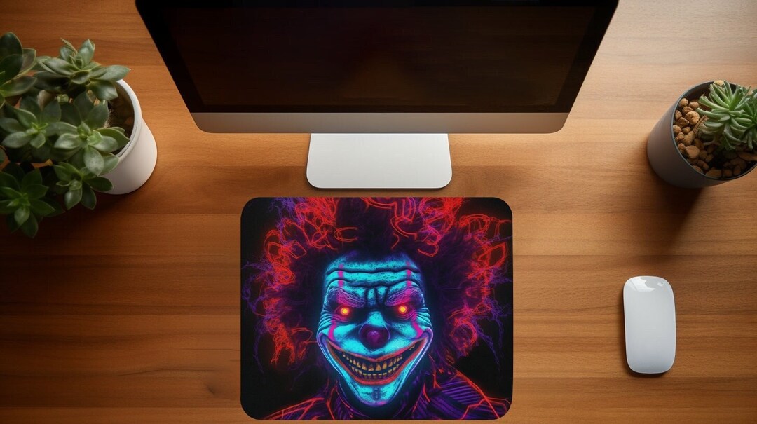 Gothic Mouse Pad, Evil Clown Mouse Pad, Cool Mouse Pad, Dark Mouse Pad ...