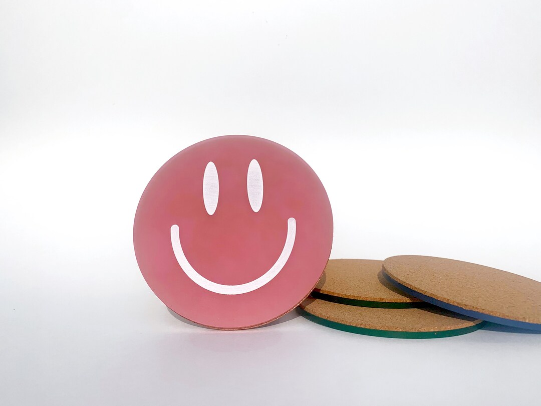 Smiley Coasters - Etsy