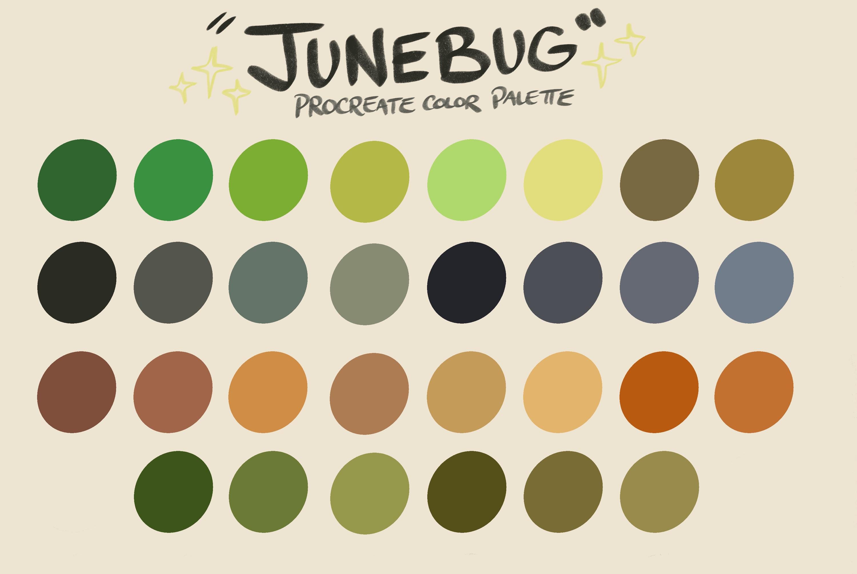 3 Insect-inspired Procreate Color Palettes - Etsy