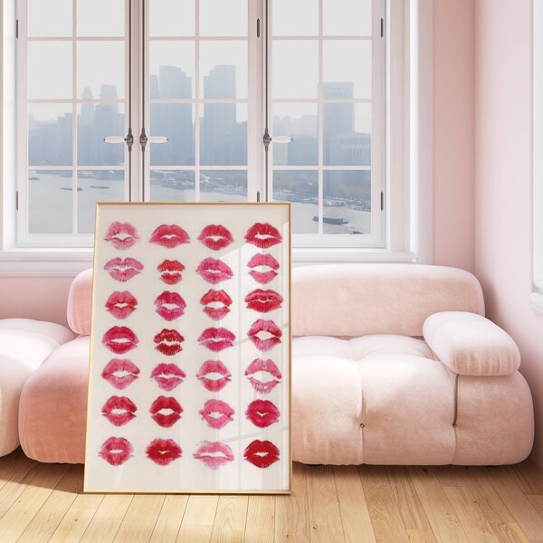 Lipstick Wall Art - Etsy