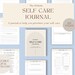 Self Care Journal Digital Download Holistic Self Care Journal Workbook ...