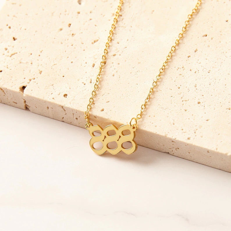 Angel Number Necklace Jewellery Gold Silver Angel Number - Etsy