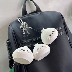 Cute Steamed Dumplings for To-go Keychain - Etsy