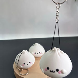 Cute Dumpling Keychain - Foodie Backpack Charm - Etsy