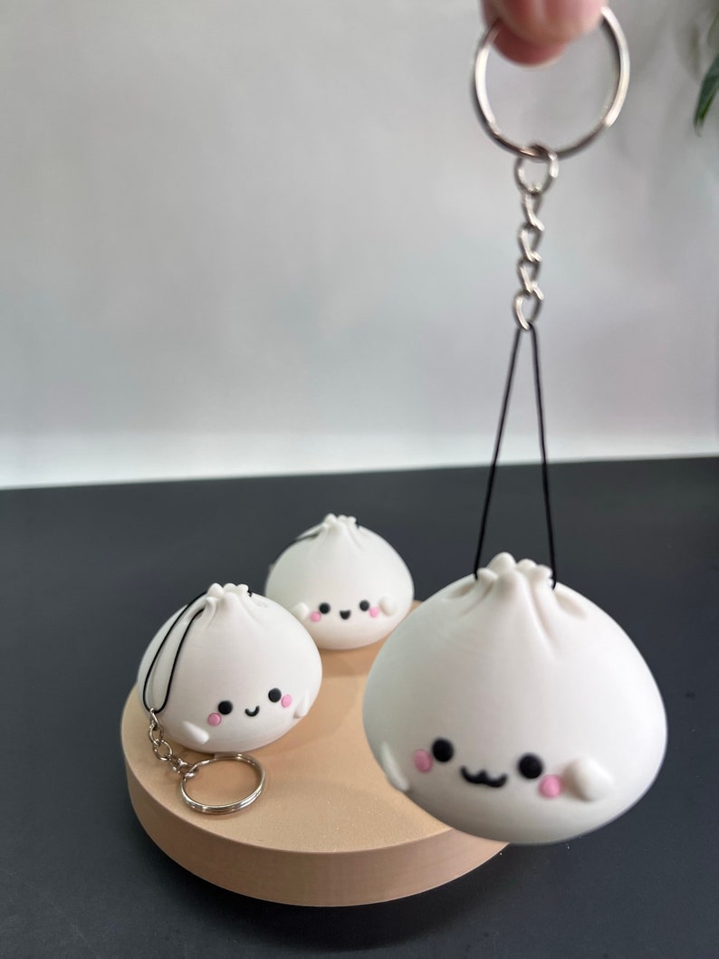 Cute Dumpling Keychain - Foodie Backpack Charm - Etsy