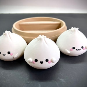 Cute Steamed Dumplings in a Basket - Etsy
