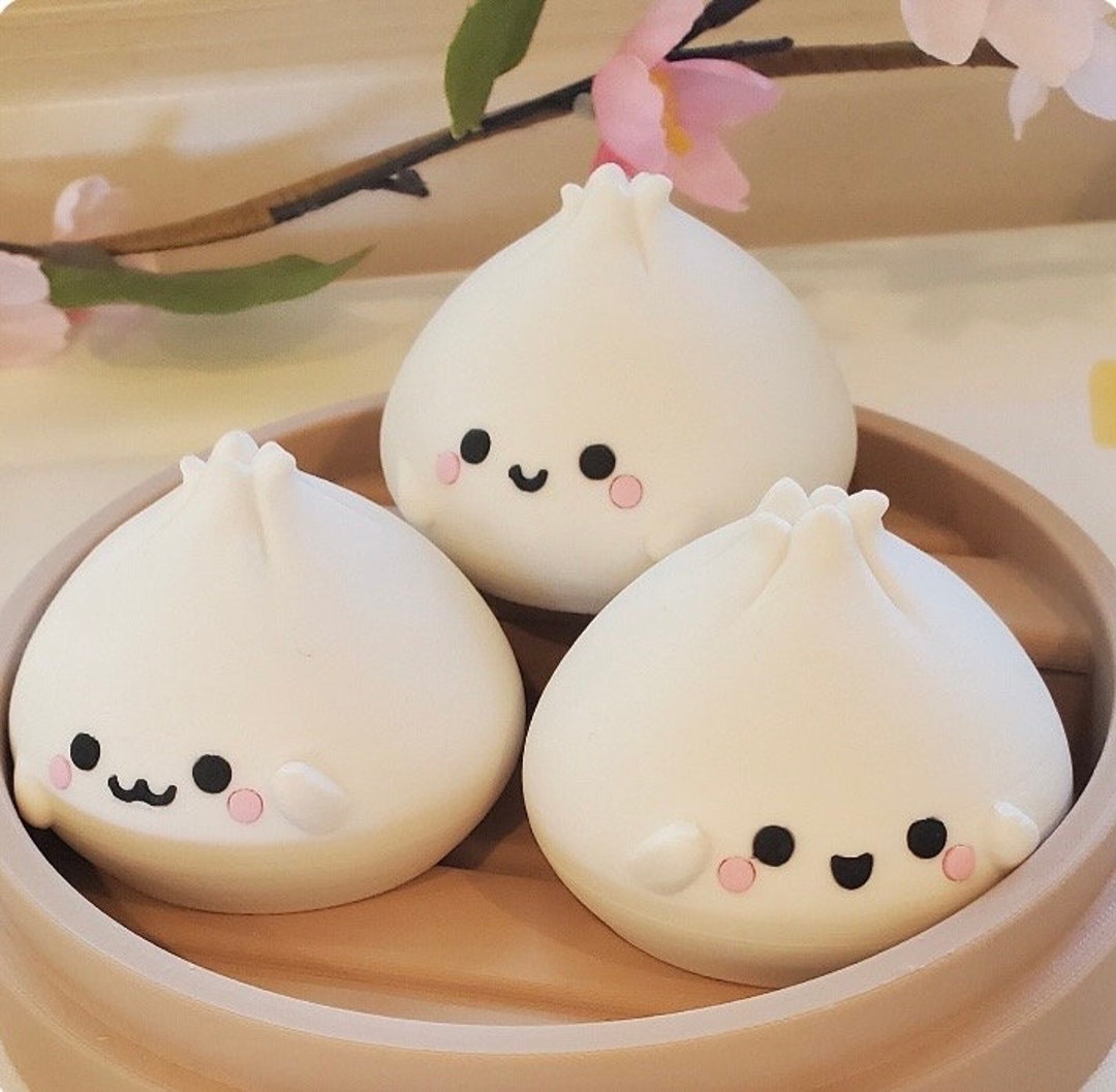 Cute Steamed Dumplings in a Basket - Etsy