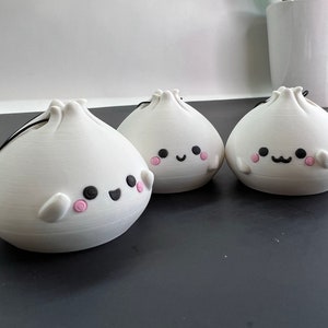 Cute Steamed Dumplings for To-go Keychain - Etsy