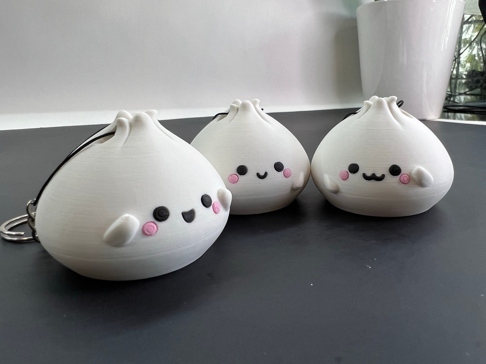 Cute Dumpling Keychain - Foodie Backpack Charm - Etsy