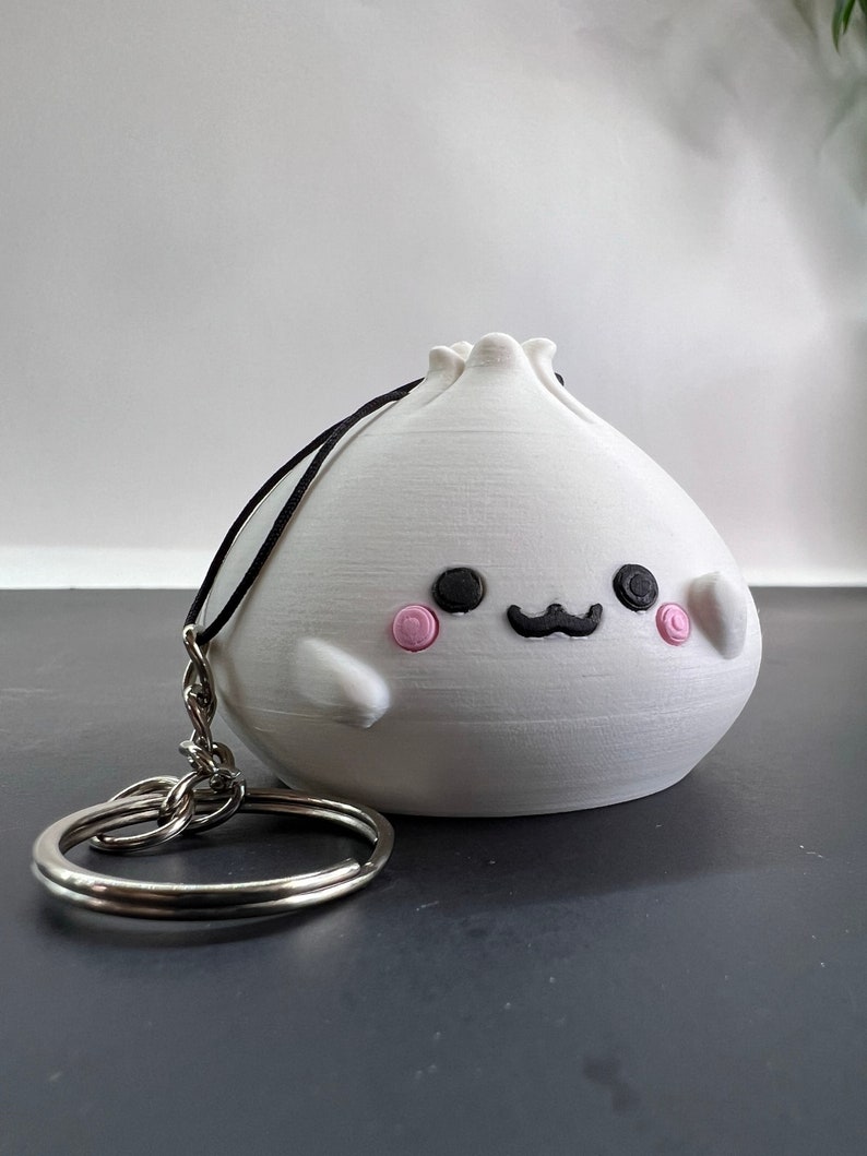 Cute Steamed Dumplings for To-go Keychain - Etsy
