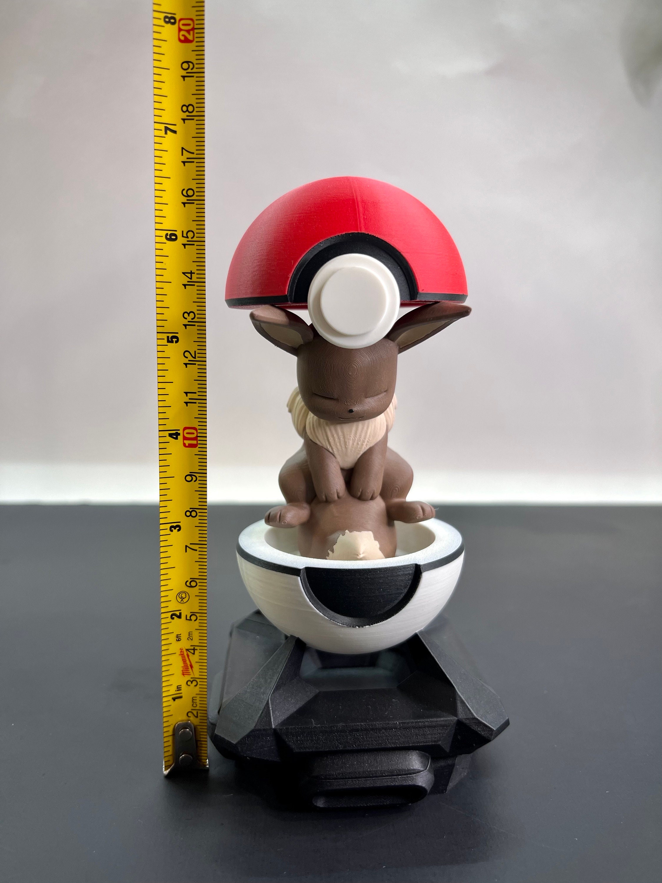 Sleeping Eevee in Pokeball Capsule - Etsy