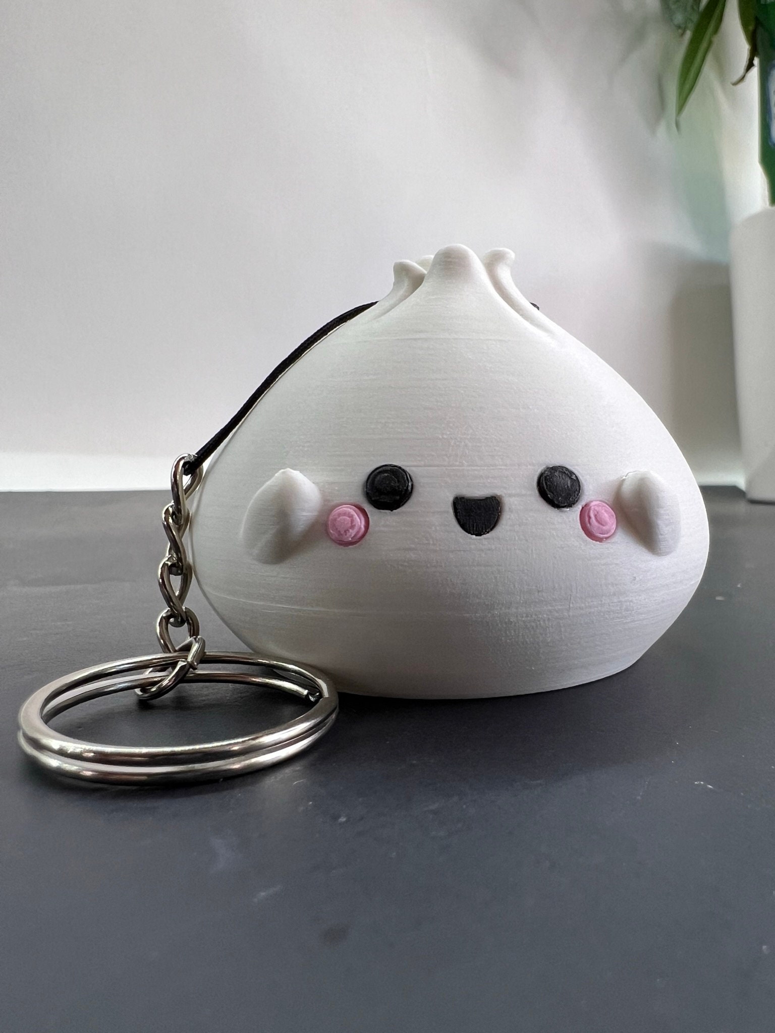 Cute Steamed Dumplings for To-go Keychain - Etsy