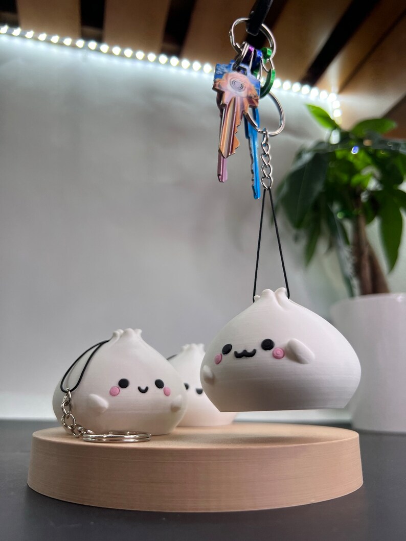 Cute Dumpling Keychain - Foodie Backpack Charm - Etsy