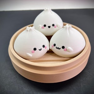 Cute Steamed Dumplings in a Basket - Etsy