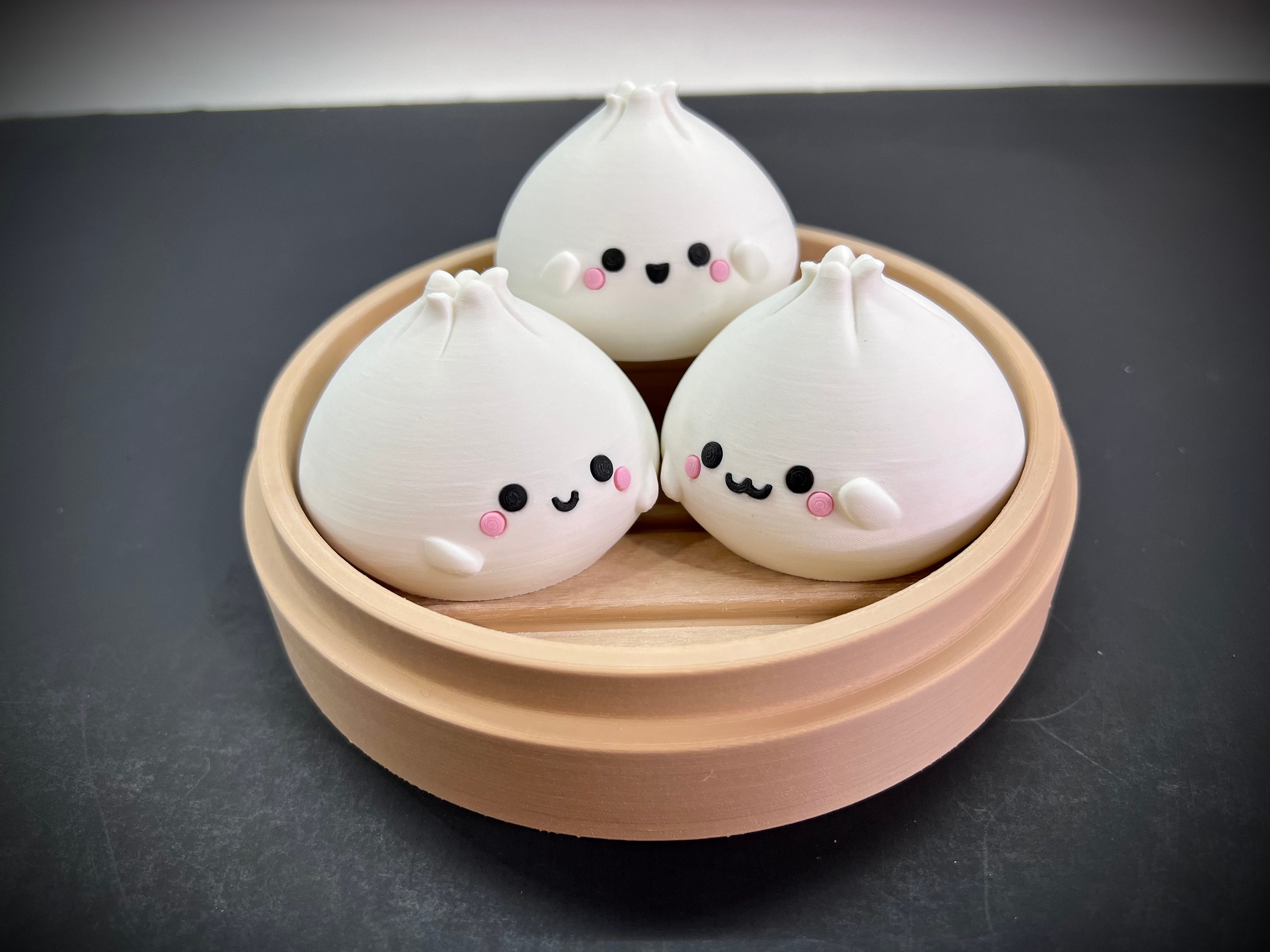 Cute Steamed Dumplings in a Basket - Etsy
