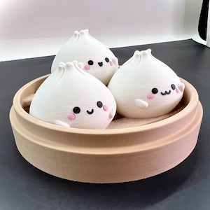 Cute Steamed Dumplings in a Basket - Etsy