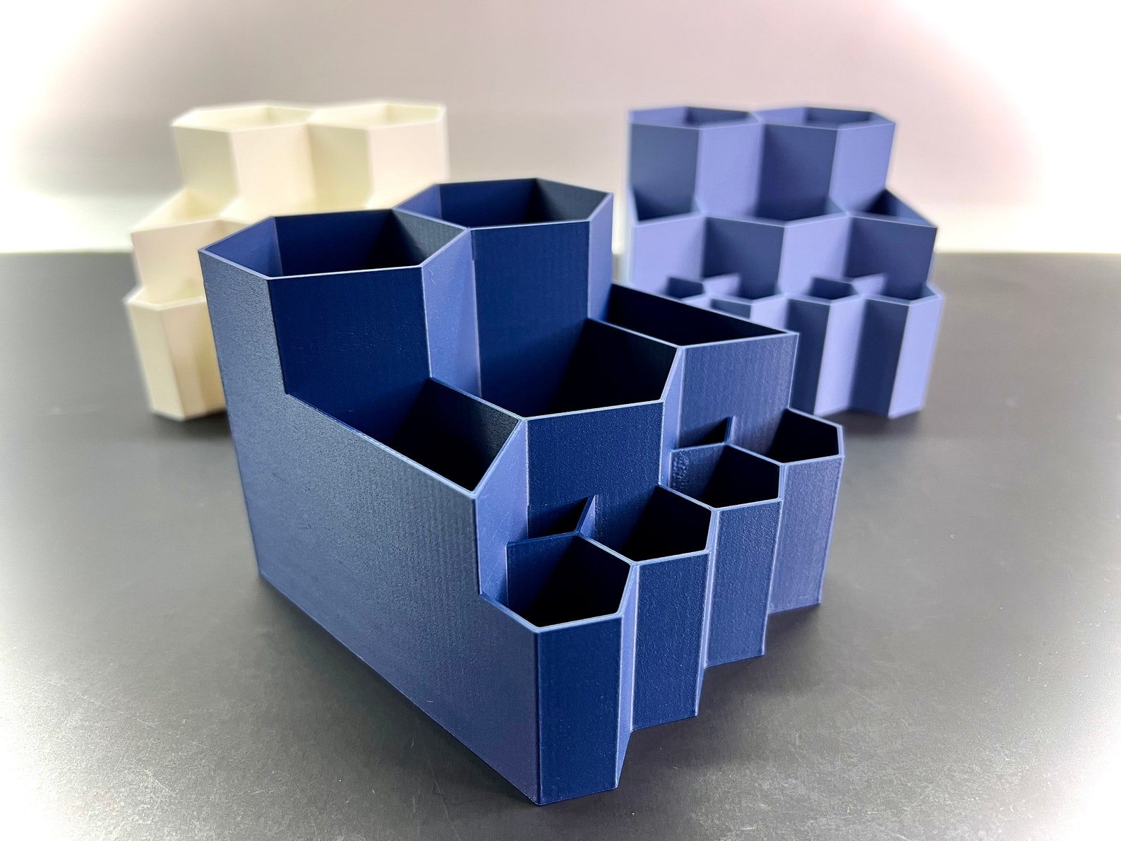 Hexagon 9 Slot Desk Organizer - Etsy