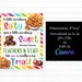 EDITABLE Salty and Sweet Appreciation Sign, Teacher Thank You Treat ...