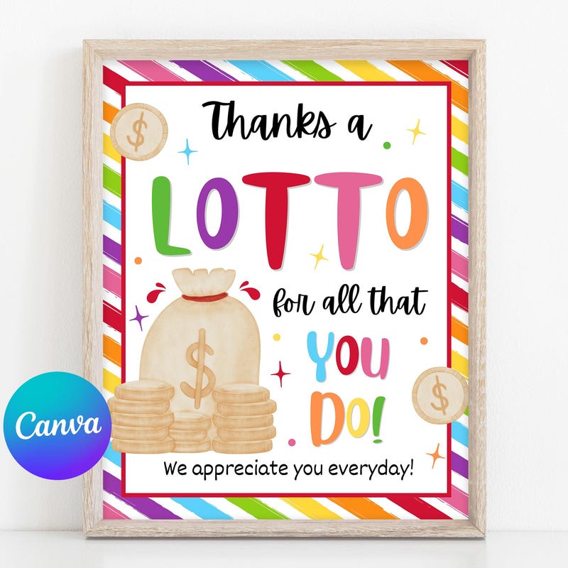 Thanks a Lotto - Etsy
