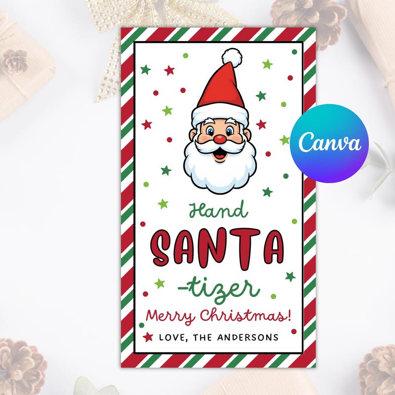 Hand Santatizer Tags - Etsy