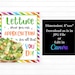EDITABLE Lettuce Teacher Appreciation Sign, Salad Bar Appreciation ...